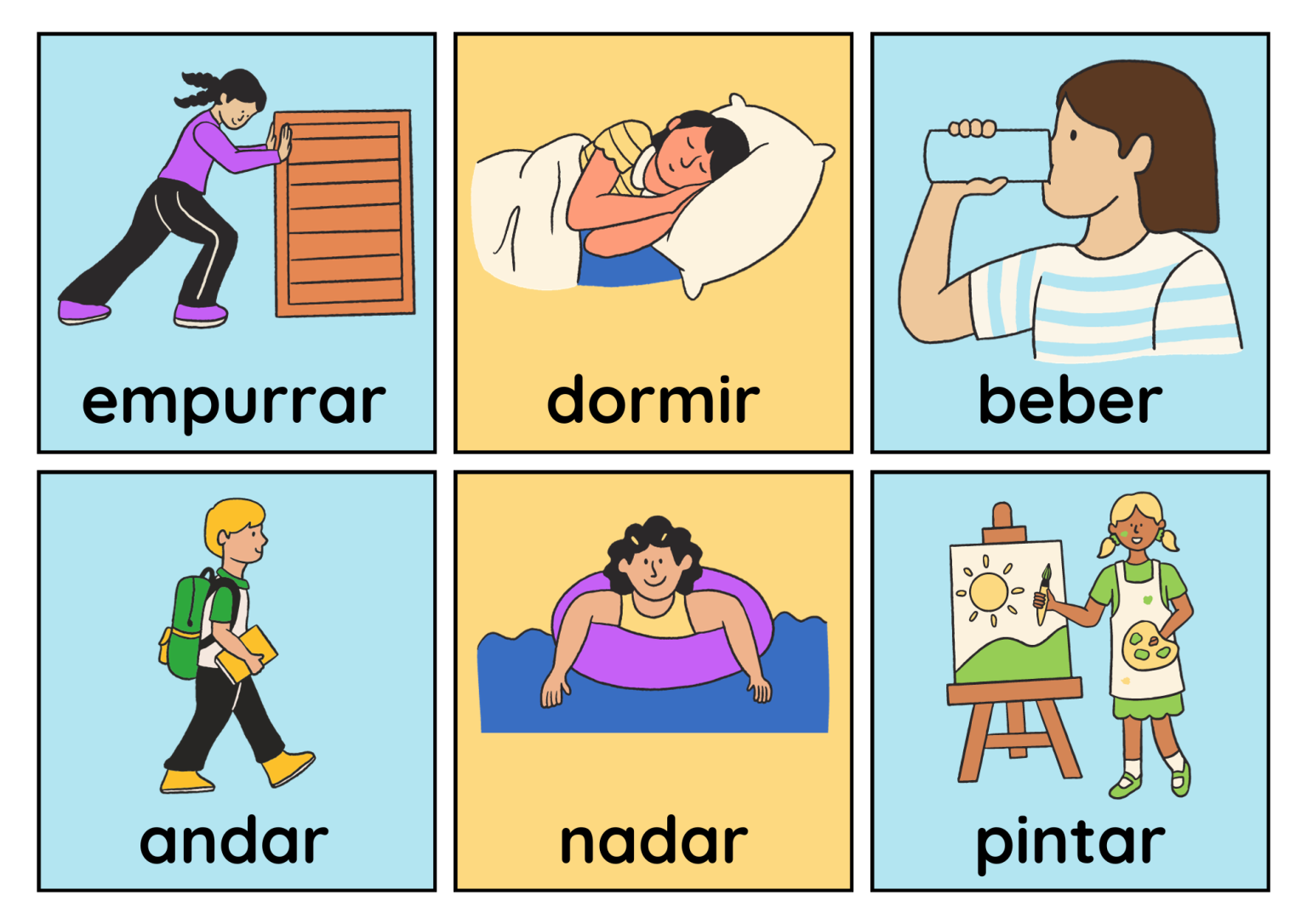 Jogo da memória verbos - Portal Neuro Ensino