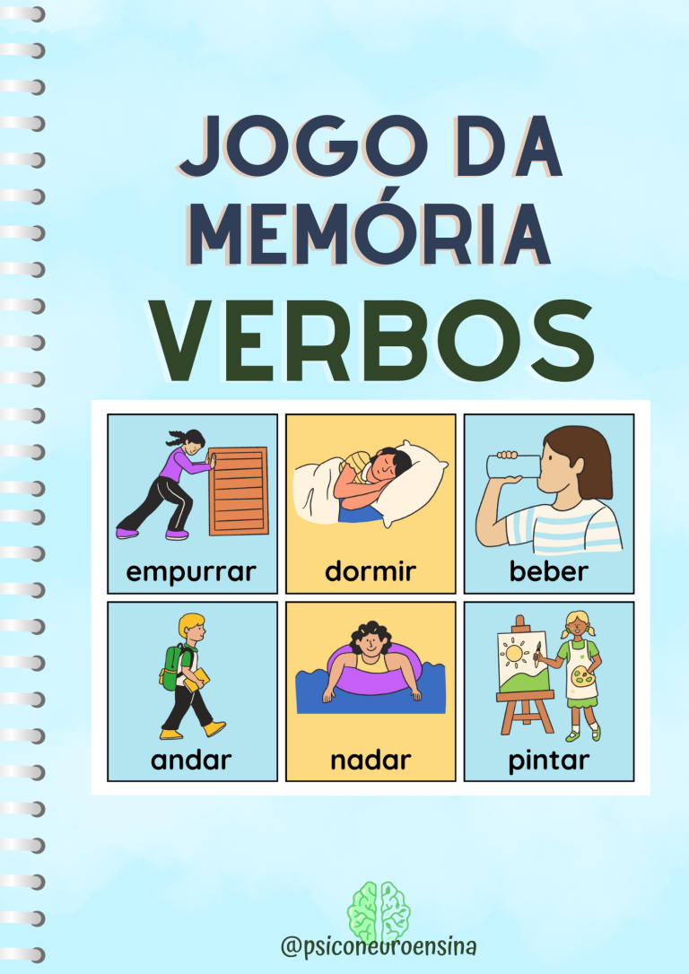 Jogo da memória verbos - Portal Neuro Ensino